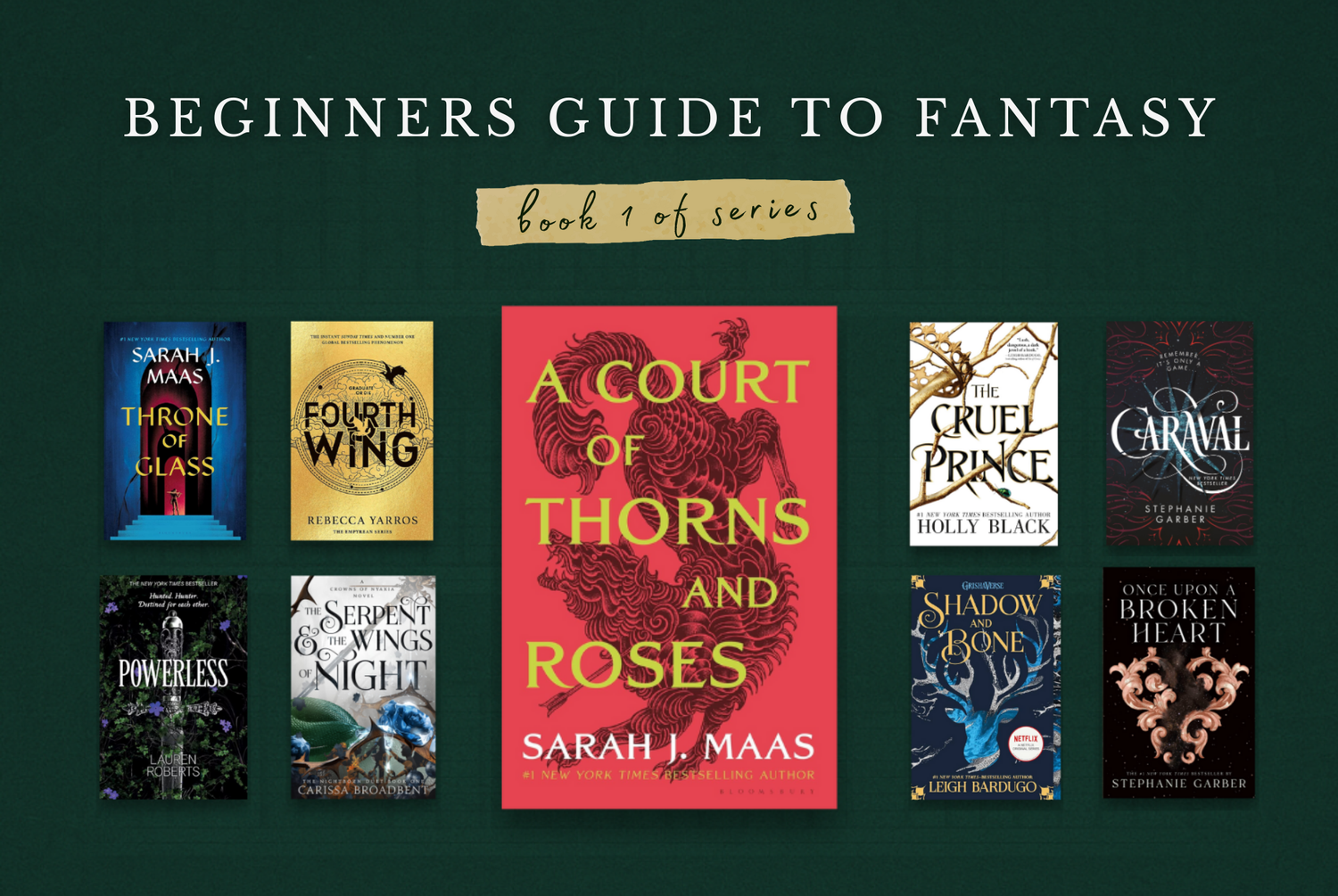 Beginners Guide to Fantasy: 9 Book Series to Start With | Book Recomme ...